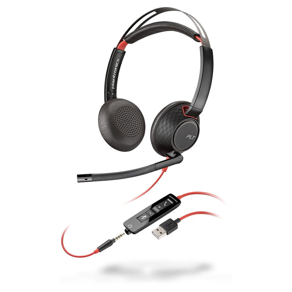Blackwire 5210 UC Stereo Corded Headset, 3.5mm & USB-C - TECHOM Systems