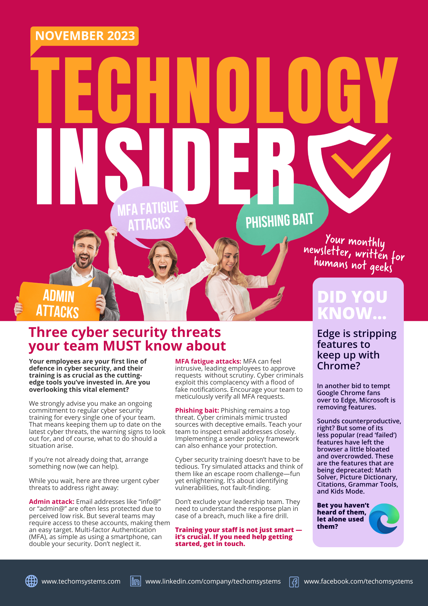 November 2023 - TECHOM Systems