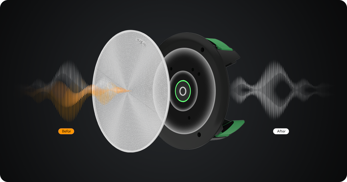 Yealink CM20 SkySound Ceiling Microphone - TECHOM Systems