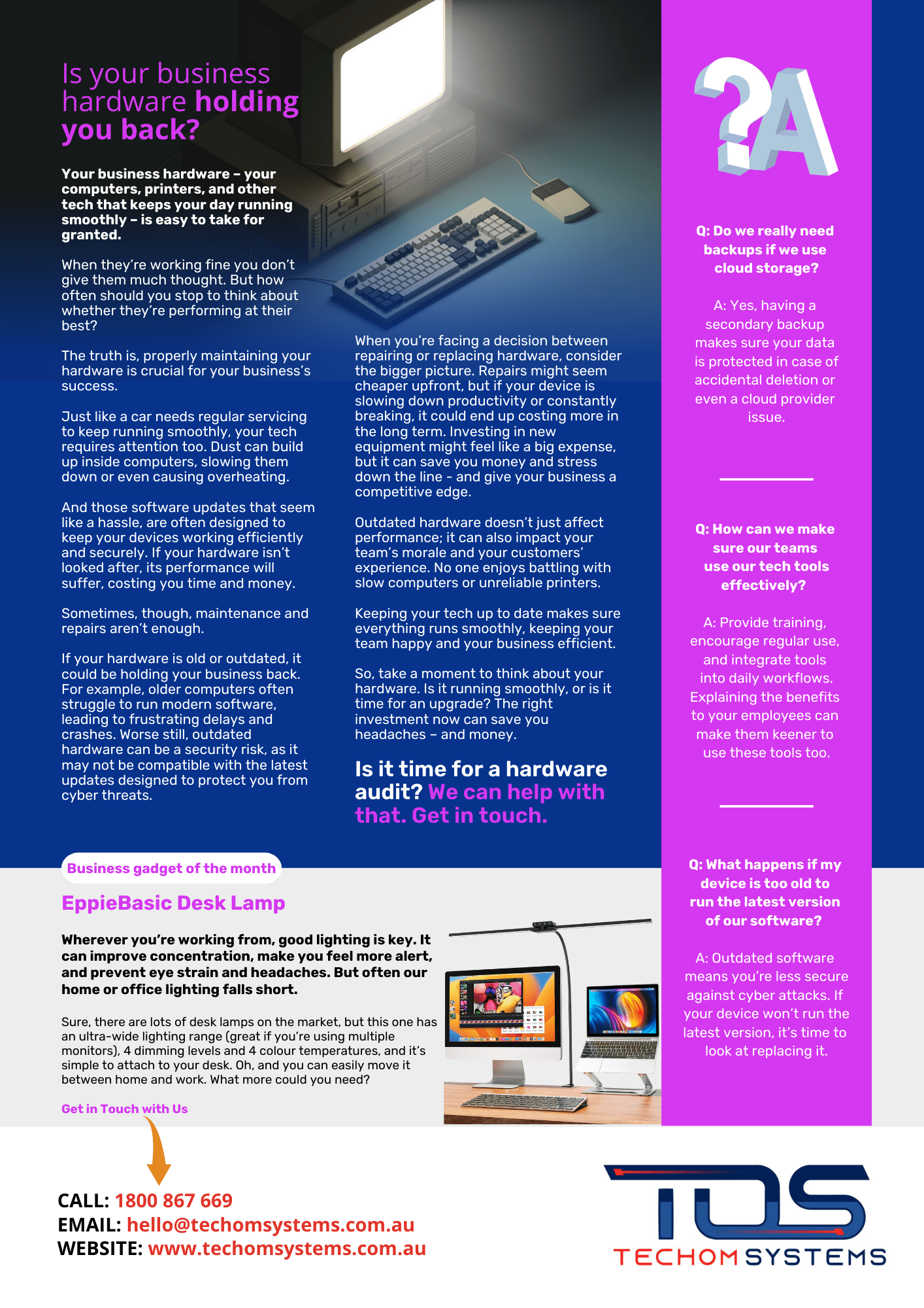 Techom Systems April 2025 Newsletter - TECHOM Systems